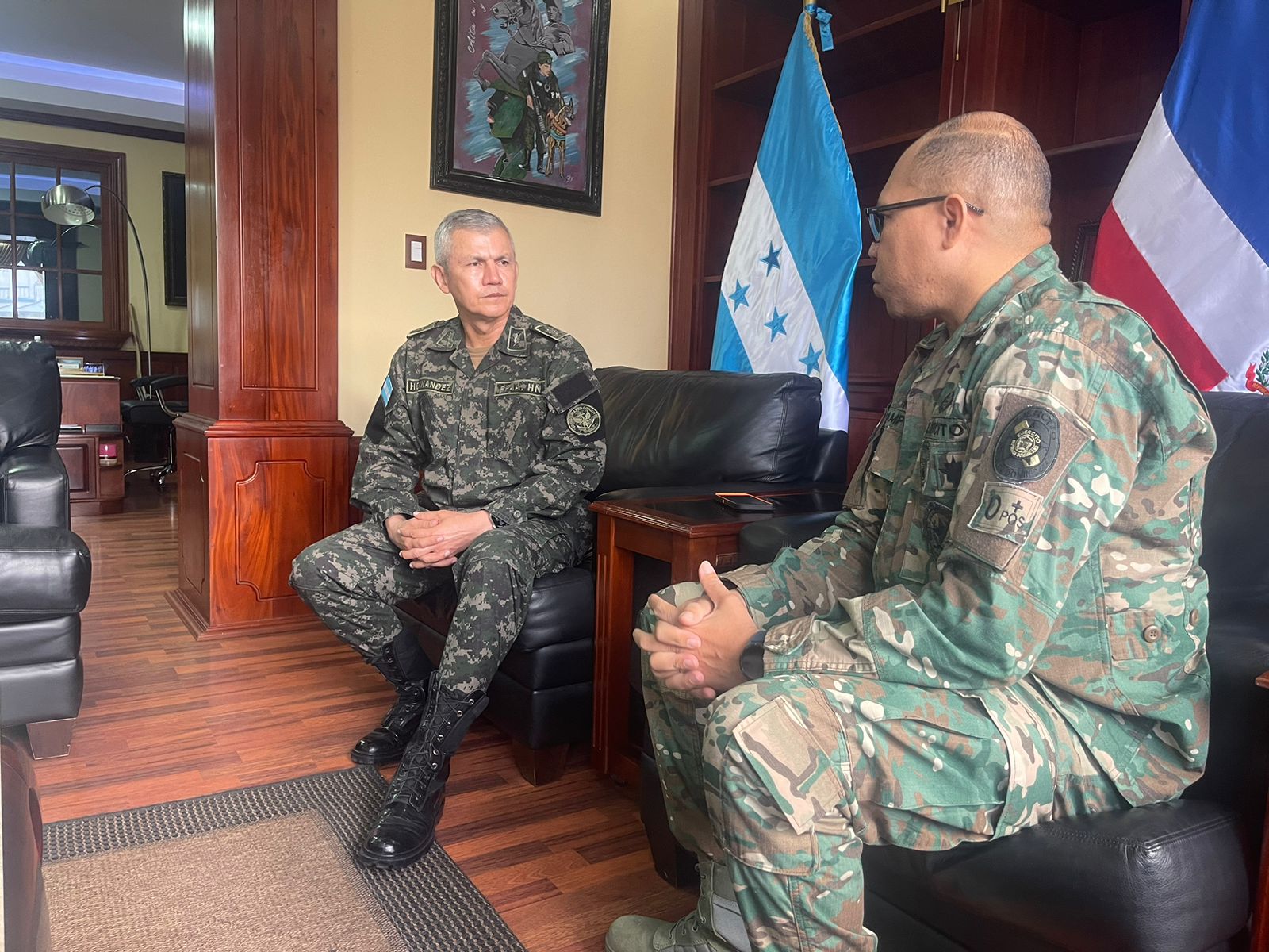 Agregado Militar De República Dominicana En Honduras Realiza Visita De